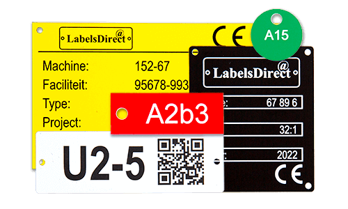Gegraveerd kunststof platen & labels online bestellen bij LabelsDirect
