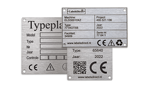 Gegraveerd metaal platen & labels online bestellen bij LabelsDirect